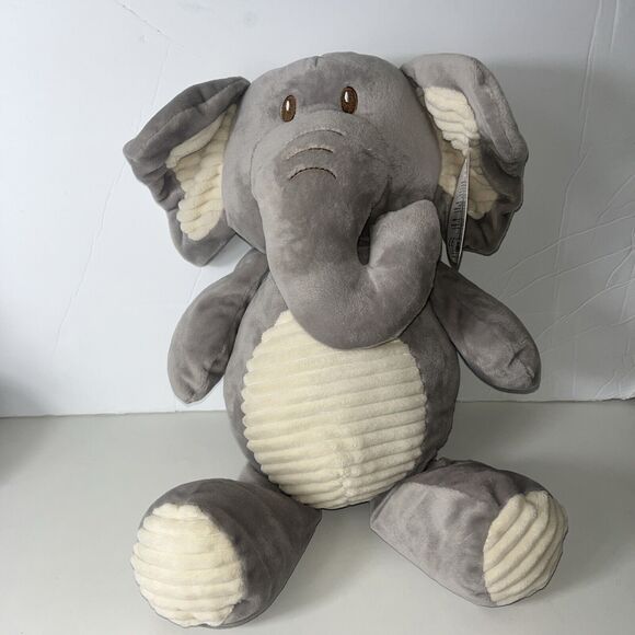 Kellytoy | Toys | Kellytoy Plush Gray Elephant 2 Ribbed Belly Ears Feet ...